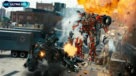 Sentinel Prime Kills Ironhide Tranformers 3 Dark Of The Moon Youtube