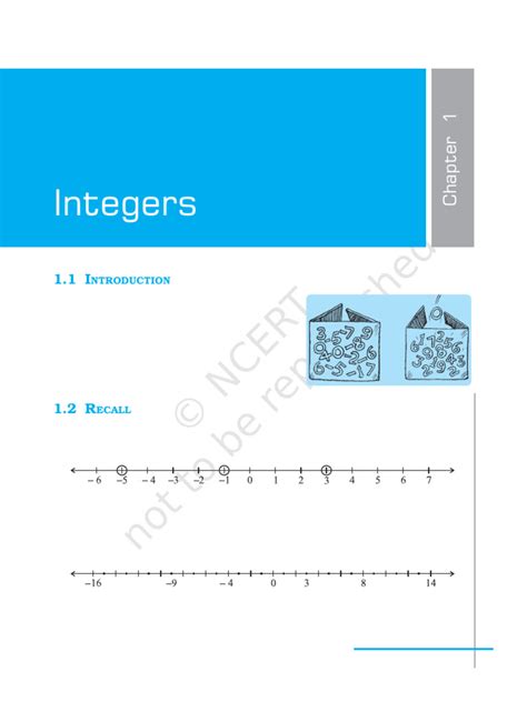 Maths Pdf Numbers Integer
