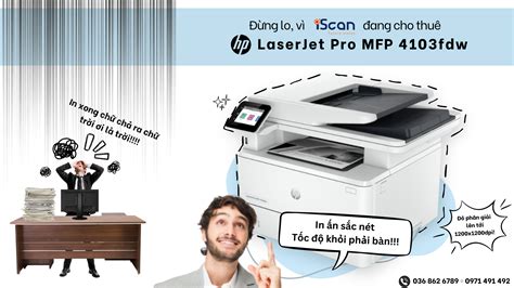 Đánh Giá Máy In đa Năng Hp Laserjet Pro Mfp 4103fdw Iscanvn