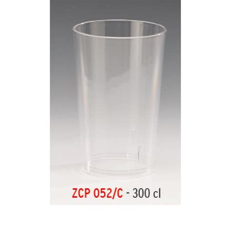 Zcp 052 C Polcarbonat Şeffaf Bardak 300 Cl GastroÇelİk