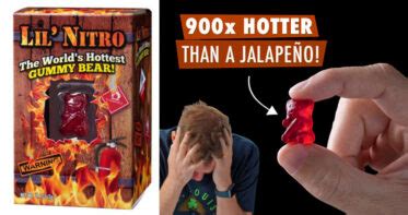 Lil Nitro The Worlds Hottest Gummy Bears Are 900 Times Hotter Than