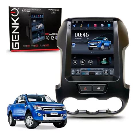 Multimídia Tela Grande Kit Ford Ranger 2013 Todas As Versões