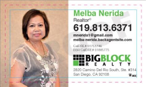 Melba Nerida Real Estate Agent In Poway California