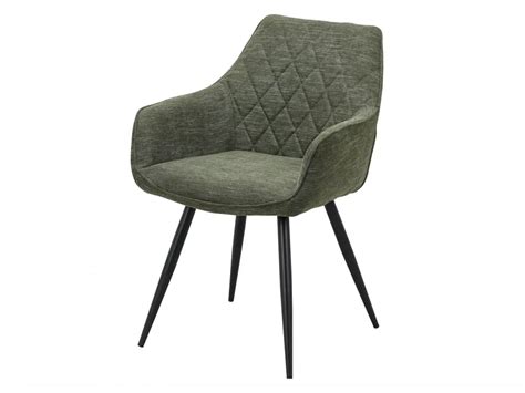 Zeus Luxury Pistachio Fabric Dining Chairs Derrimut Df