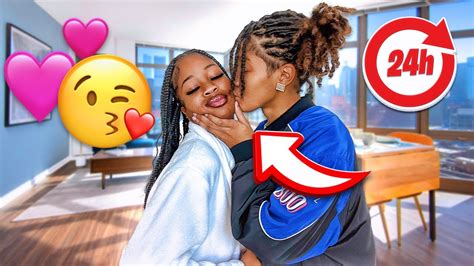 Randomly Kissing My Girlfriend For 24 Hours She Loved It 🙈 Vlogmas