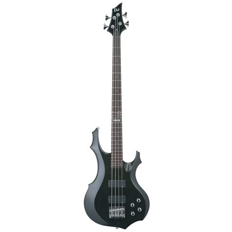 Esp Ltd F 104 Active Bass Guitar Black Usa