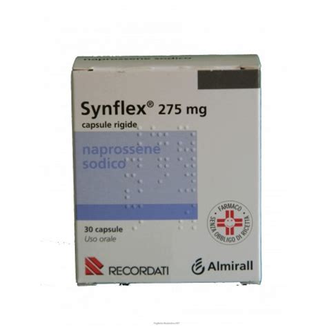 Synflex 30 Capsule 275mg Bugiardino Cod 024722011