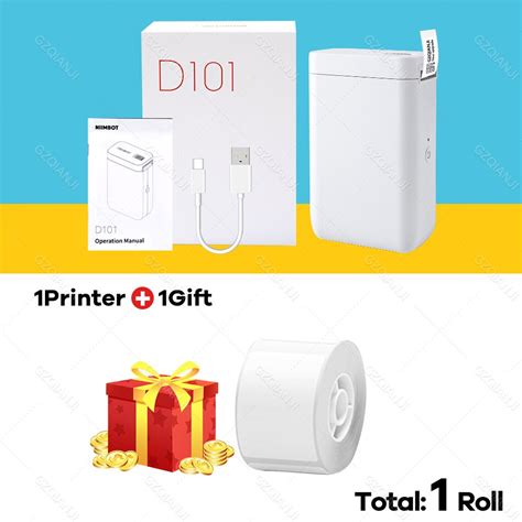 Niimbot Label Printer D101 Mini Wireless Protable Vicedeal