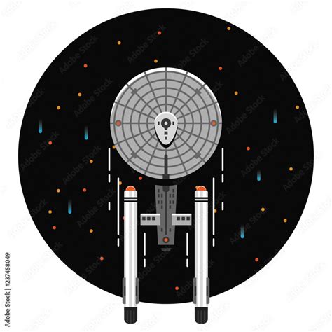 Vetor De Star Trek Enterprise Ncc 1701 Do Stock Adobe Stock