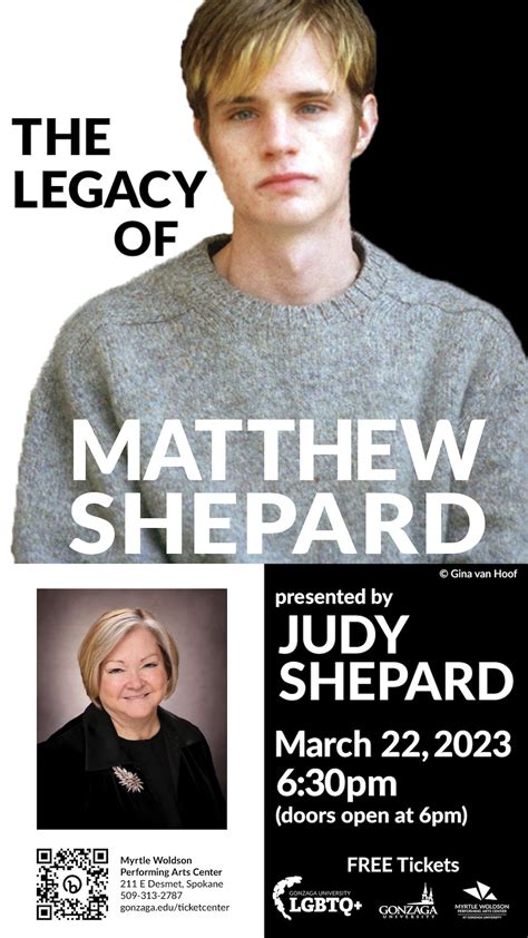 The Legacy Of Matthew Shepard Greater Spokane Inc