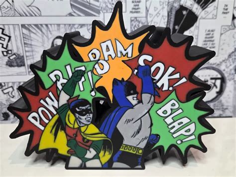 Caja De Luz De Batman Y Robin 1966 Modelo De Impresión 3d Gratuito