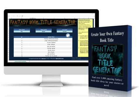 Fantasybooktitlegenerator
