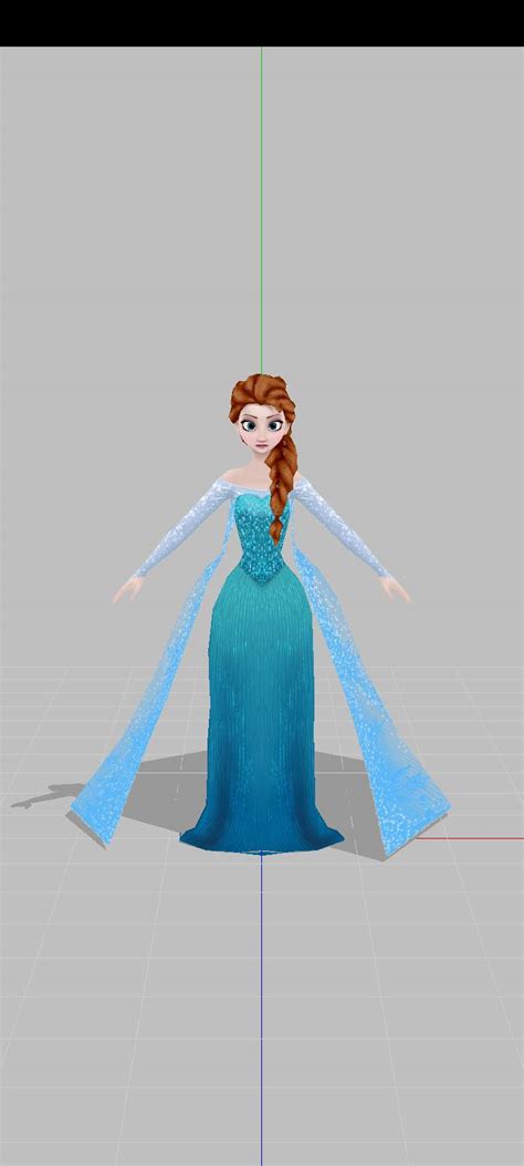 Brunette Elsa Mmd Model Dl By Danishisaaking On Deviantart