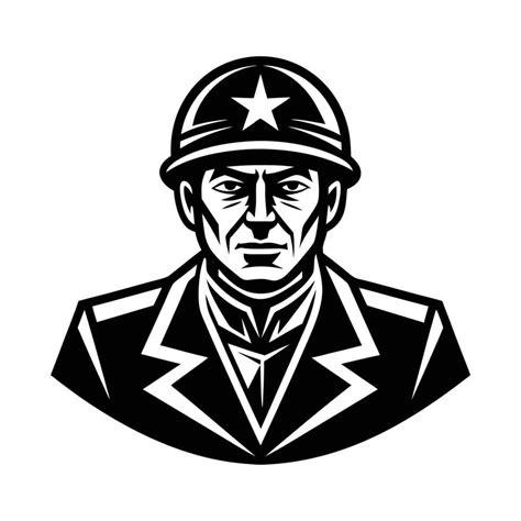 Veterans Day Art Silhouette Logo Design Black And White 48847664