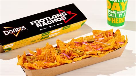 Subway Introduces Doritos Footlong Nachos How To Get It For Free