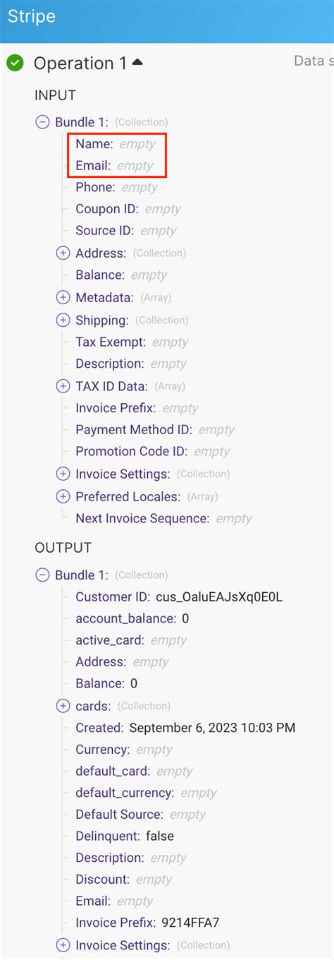 values in mapped fields show up blank after testing module getting