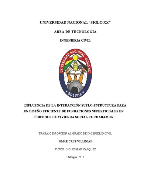 Tesis Avance 3 Pdf Fundación Ingeniería Diseño