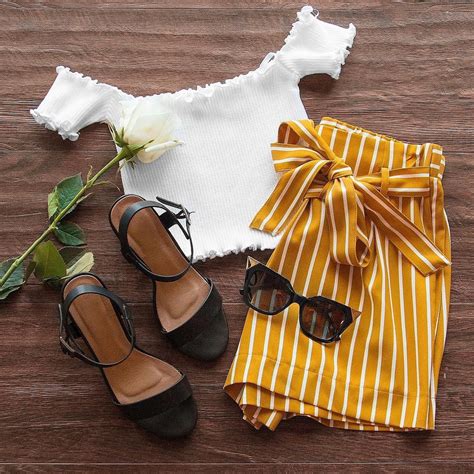 Summer Fashion Girl Simple Summer Outfits Cute Outfits Fashion