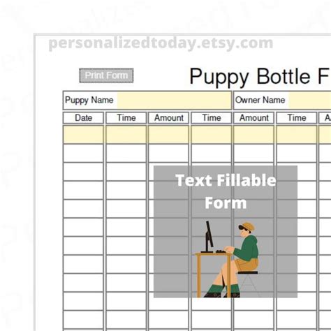 Feeding Chart For Bottle Fed Kittens Printable Free Templates