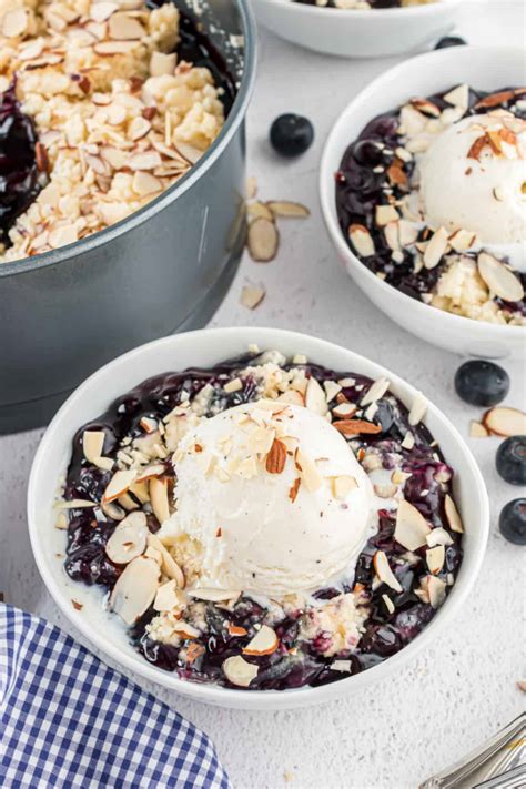 Instant Pot Blueberry Cobbler Recipe Shugary Sweets