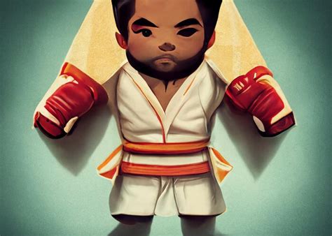 Chibi Muhammad Ali Art Style Street Fighter Super Nin 99e59389 A5ad
