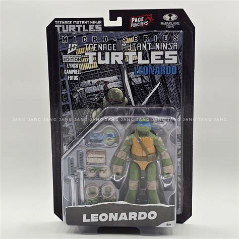 Tmnt X Mcfarlane Toys Series 1 Leonardo 5 Figure With Comic