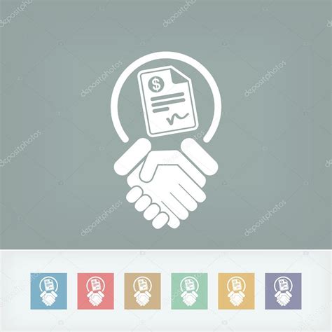 Conciliation Payment Icon — Stock Vector © Myvector 43574827