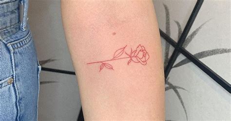 15 Red Ink Tattoo Ideas For That Kylie Jenner Vibe