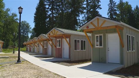 Tiny Home Village For Military Veterans Opens In Orting