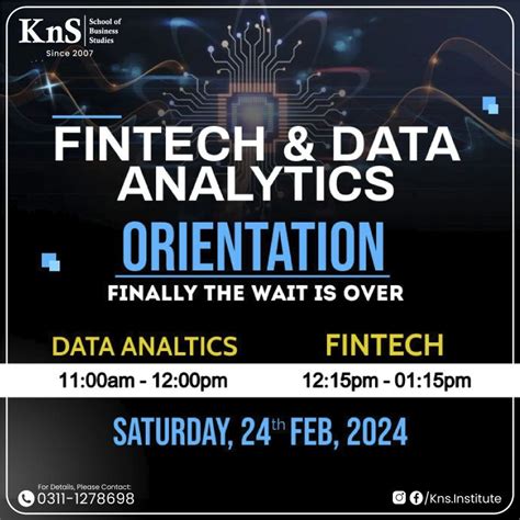 Dataanalytics Fintech Orientationsession Knsinstitute Umair Munaf Moon