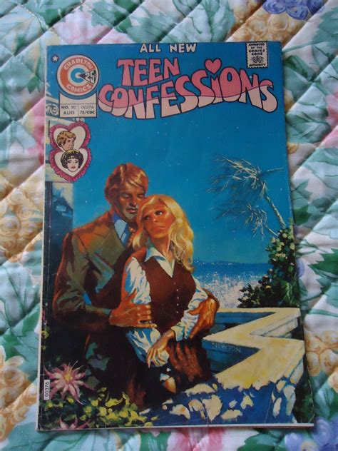 1975 Romance Comic Teen Confessions Charlton Comic Vol 7 No 90