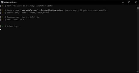 Github Dfrnoch Animated Status Small Python Script That Will Animate