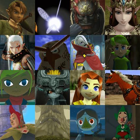 The Legend Of Zelda Character Blitz Quiz By Thebiguglyalien