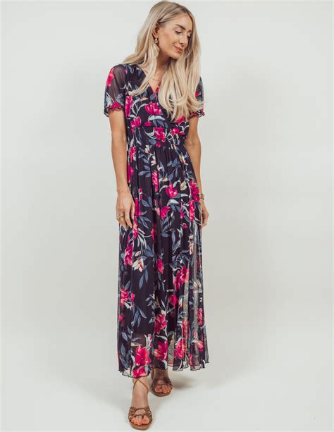 Anya Floral Maxi Dress Shop Stevie