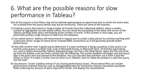Tableau Basic Questions Ppt