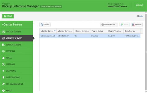 Veeam Enterprise Manager Kasapdesk