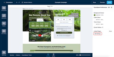 How To Edit The Countdown Timer Giveeasy