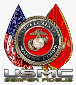 Usmc Ega Stencil Silhouette Marine Corps Logo Hd Png Download Kindpng
