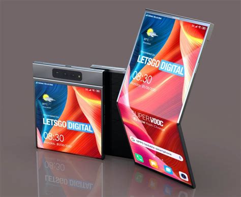 Skládací Oppo telefon