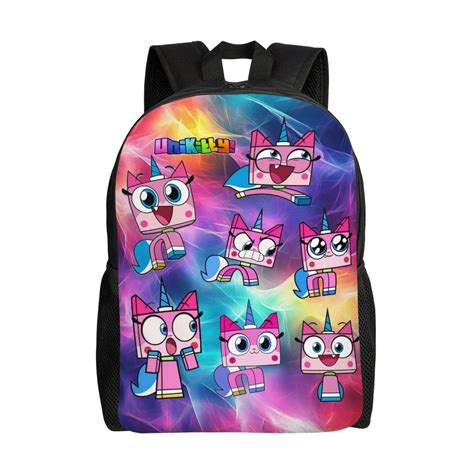 Unikitty Laptop Backpack Comfort Backpack Casual Sports 3d Print Lightweight Rucksack Daypack