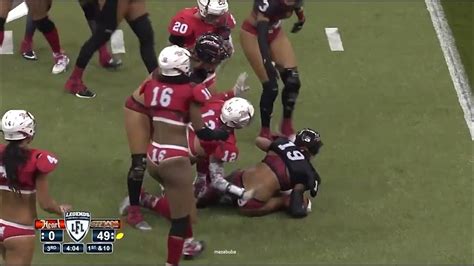 Best Moments Of The Football Lingerie League Lfl X League Highlights