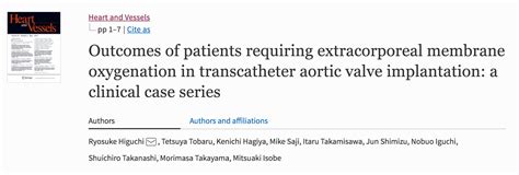 Ecmo Va Ecmo In Transcatheter Aortic Valve Implantation