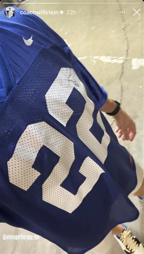 Will Stein In A Jared Lorenzen Jersey 💙