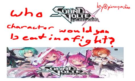 Sound Voltex Sdvx Characters If You Were In A Fight Tier List