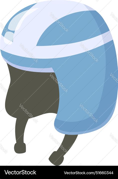 Blue Helmet Protecting Head With Safety In Mind Vector Image