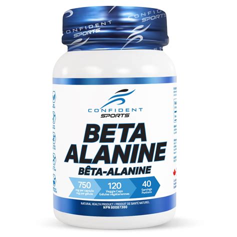 Confident Sports Beta Alanine 750mg 120 Vegetarian Capsules Online