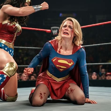 Supergirl Wrestling 4 By Staypuft2024 On Deviantart