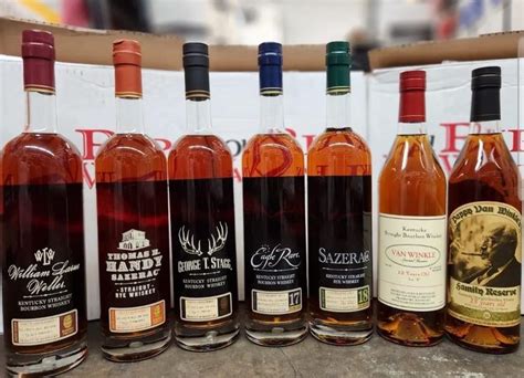 Buffalo Trace Antique Collection And Pappy Van Winkle Bourbon Whiskey