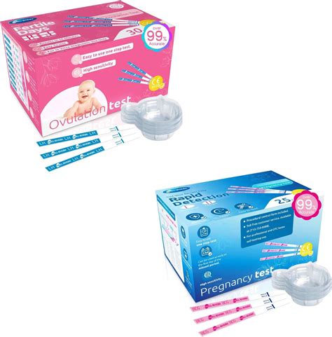Ovulation Test Strips 30 And Pregnancy Tests 25 Heal Check