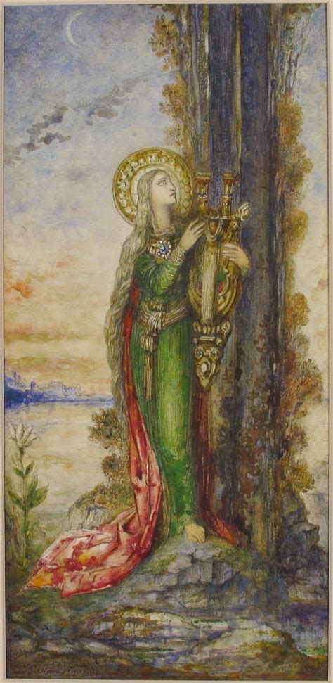 Gustave Moreau Saint Cecilia The Metropolitan Museum Of Art